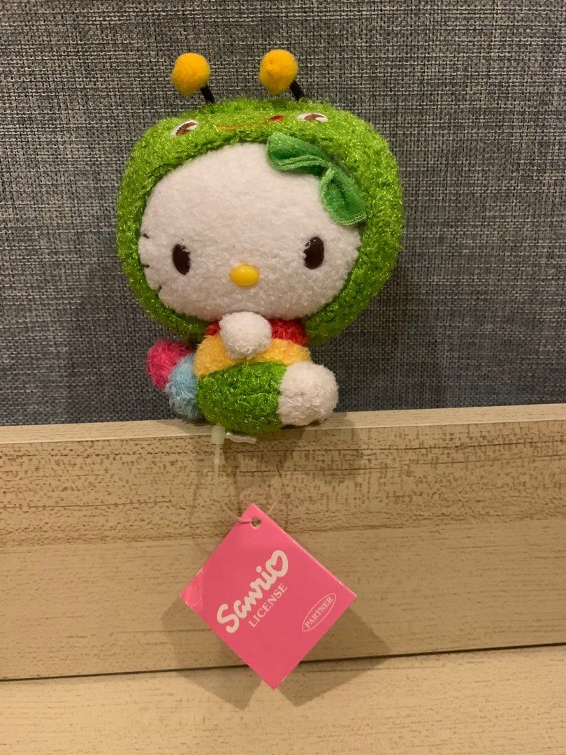 RARE Hello Kitty Colorful Bug Caterpillar Mascot Charm on Carousell