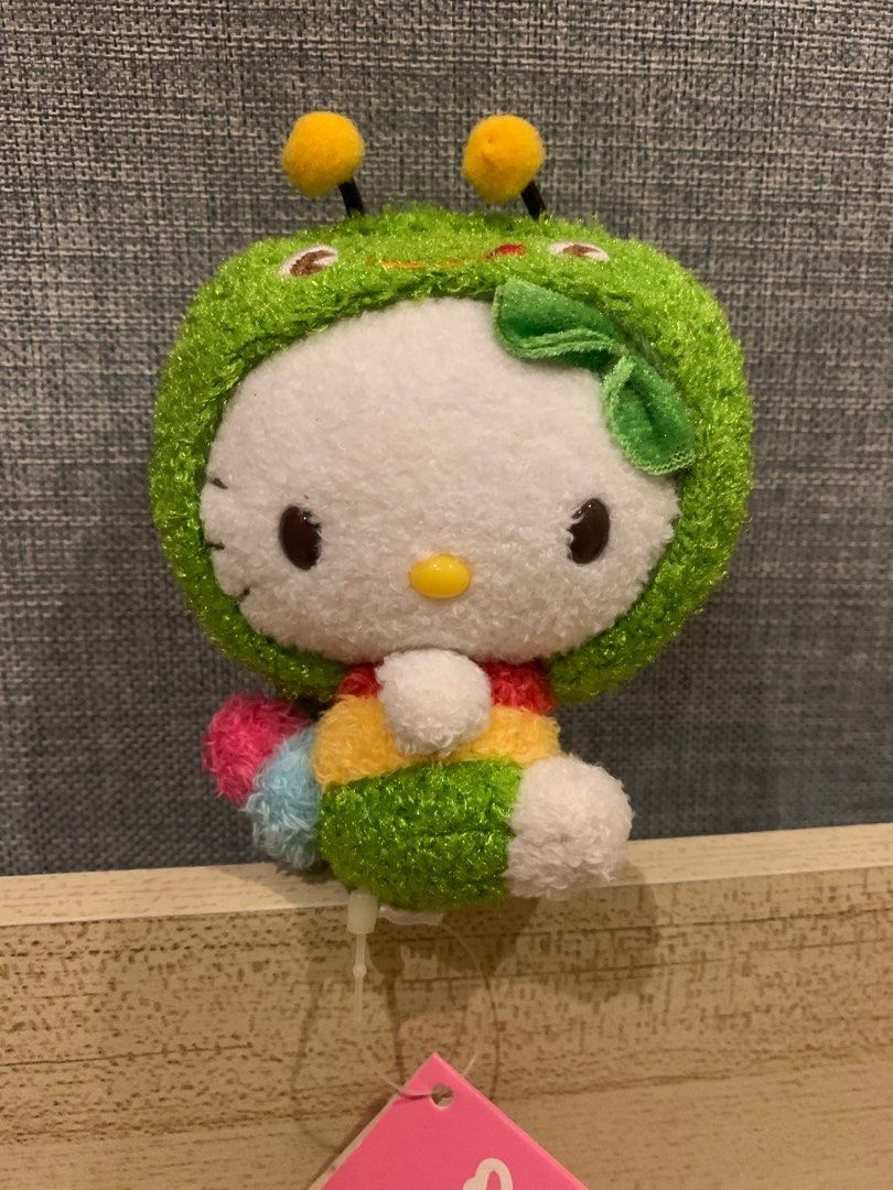 RARE Hello Kitty Colorful Bug Caterpillar Mascot Charm on Carousell