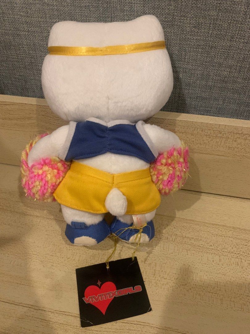 RARE Vivitix Hello kitty Cheerleader Plush, Hobbies & Toys, Toys ...