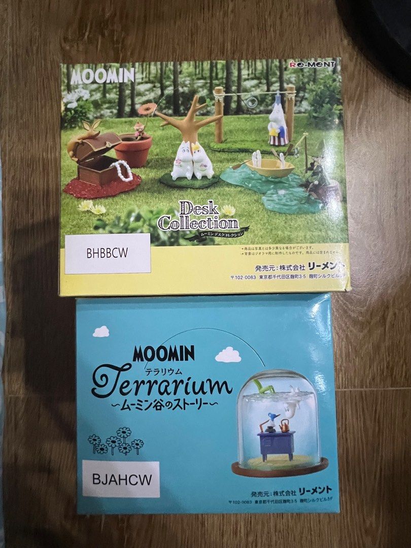 (Moomin rement) Re-Ment moo min figure terrarium and desk collection ...