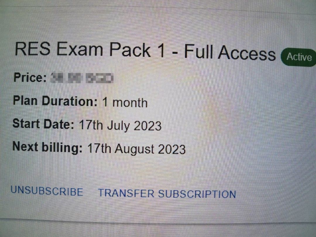 RES exam question paper 1 and 2 pack practice, Everything Else on Carousell