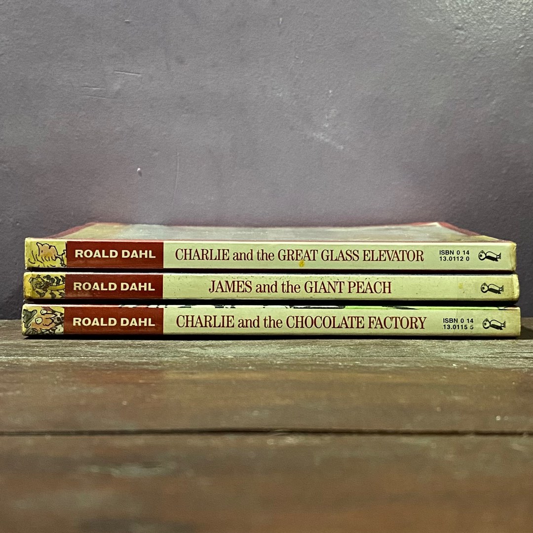 Roald Dahl Book Set - James and the Giant Peach , Charlie and the ...