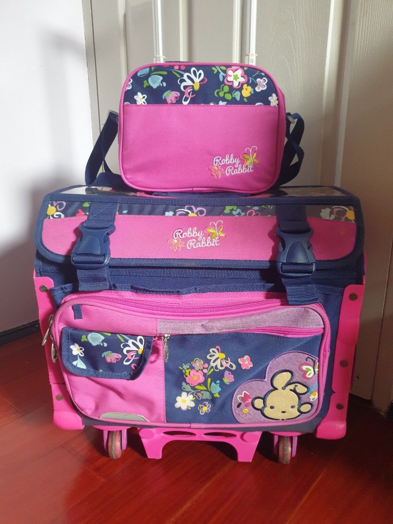 Robby Rabbit trolley bag on Carousell
