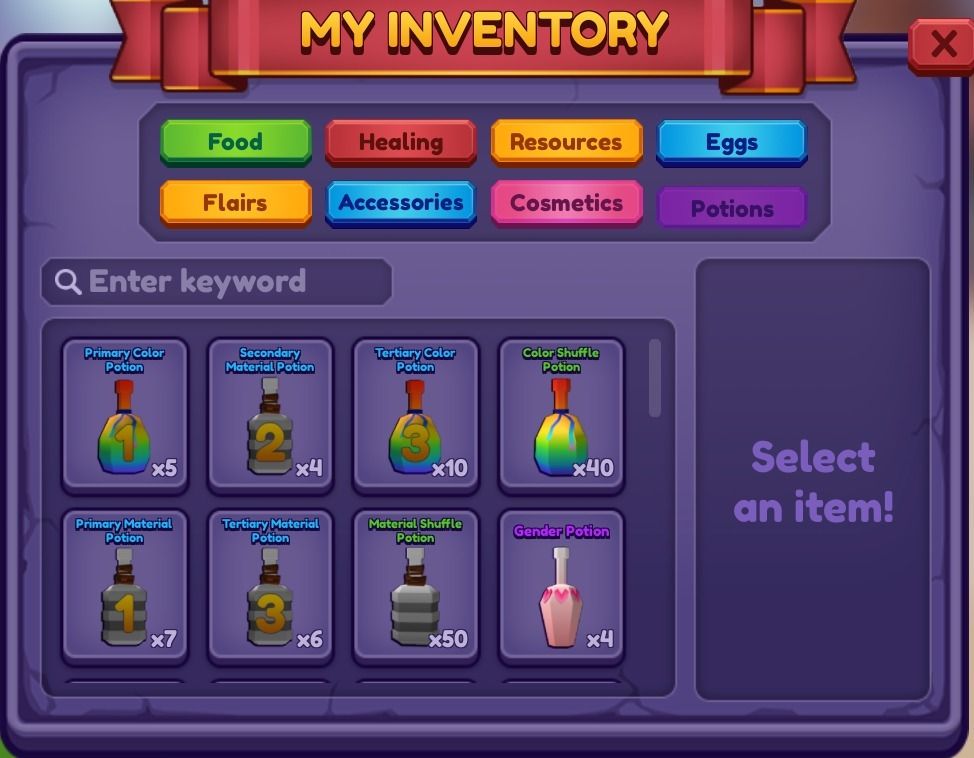 [Roblox - Dragon Adventures] Potions, Video Gaming, Gaming Accessories ...