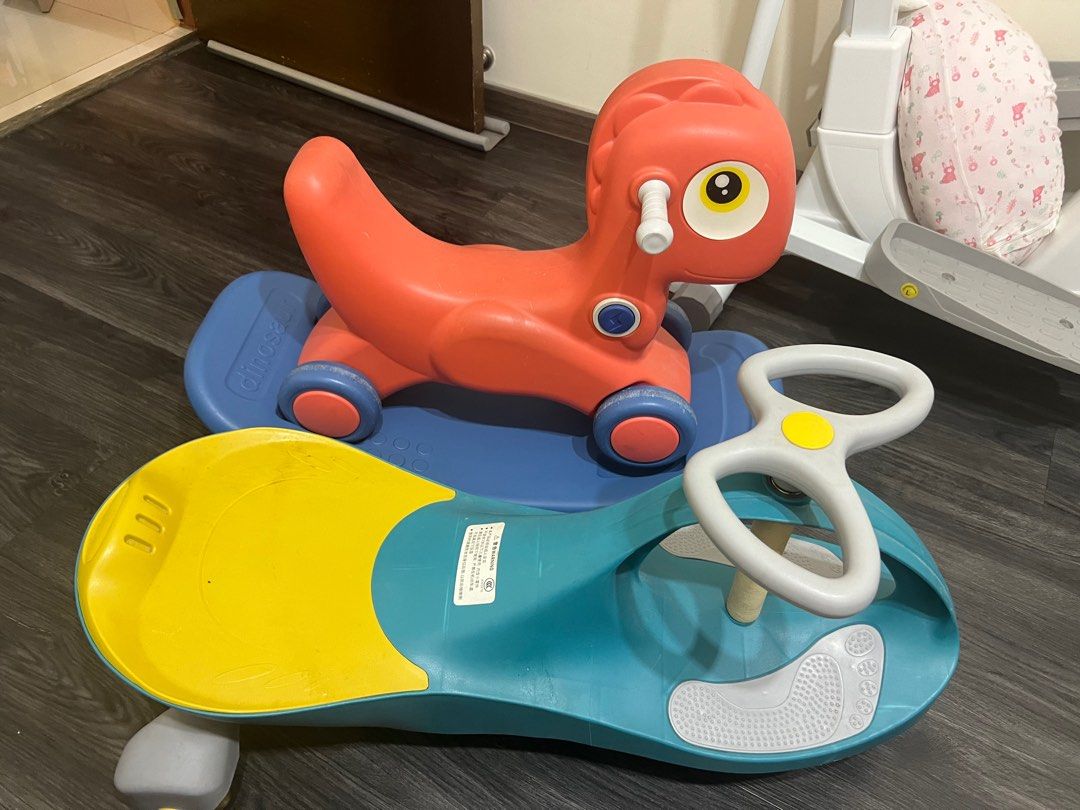 Rocking Horse, Swing Car, Babies & Kids, Infant Playtime on Carousell