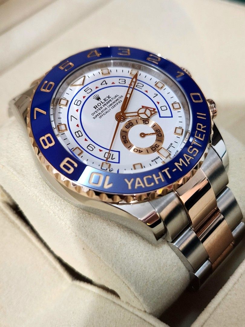 Rolex yachtmaster 2 , ym2 ,rose gold, Luxury, Watches on Carousell