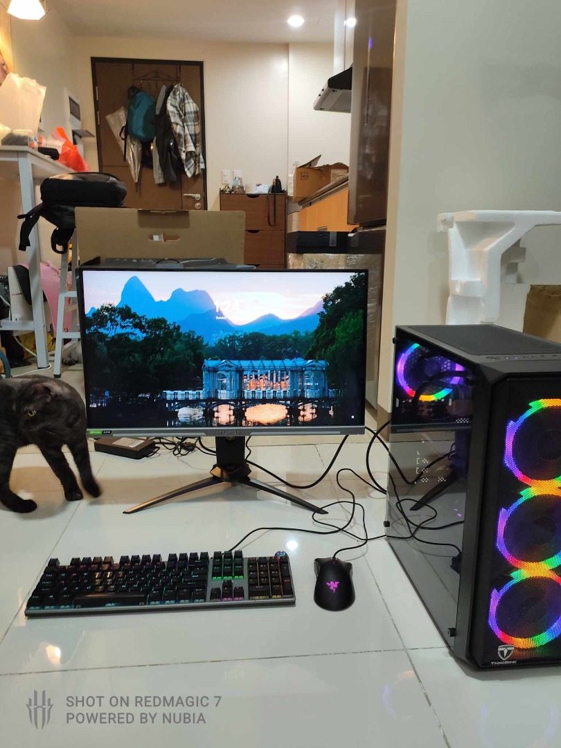 Ryzen Gaming Desktop Set Computers Tech Desktops On Carousell