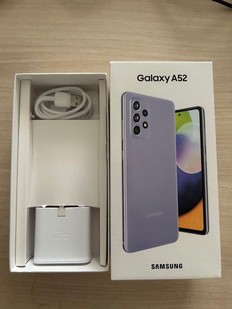 Samsung A52 (256gb) Original box and charger, Mobile Phones & Gadgets ...