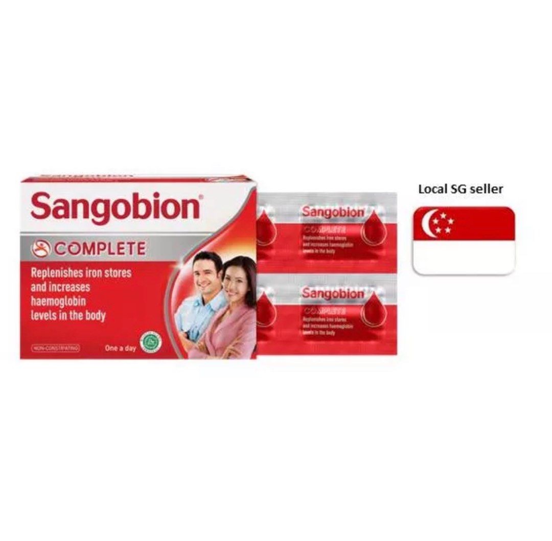 Sangobion Iron Supplement, 100 capsules, Expiry: 24/08/2025, Health ...