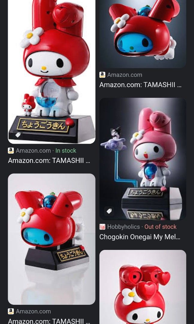 Sanrio My Melody chogokin robot, Hobbies & Toys, Toys & Games on Carousell