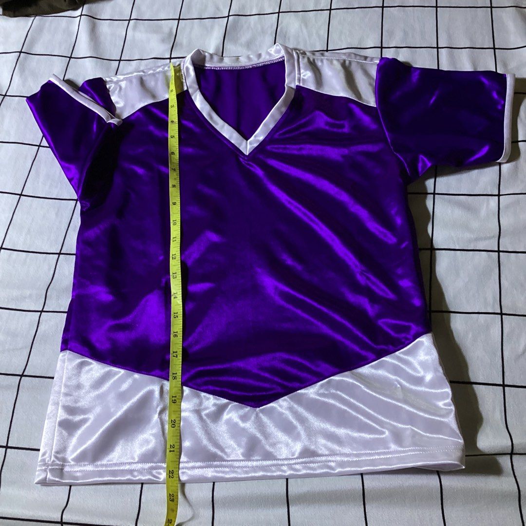 Satin Cheer Dance Purple Set (Men and Women), Men's Fashion, Tops ...