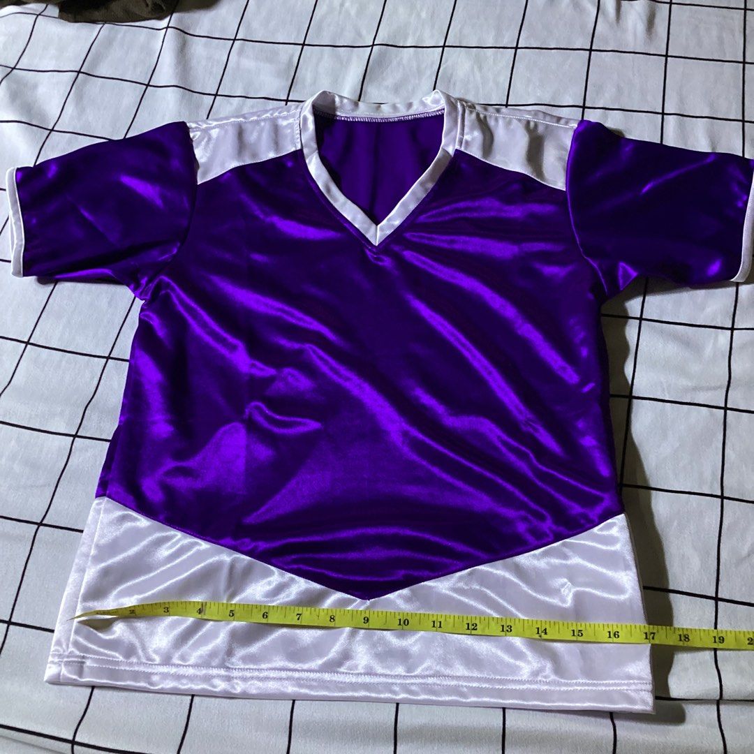 Satin Cheer Dance Purple Set (Men and Women), Men's Fashion, Tops ...