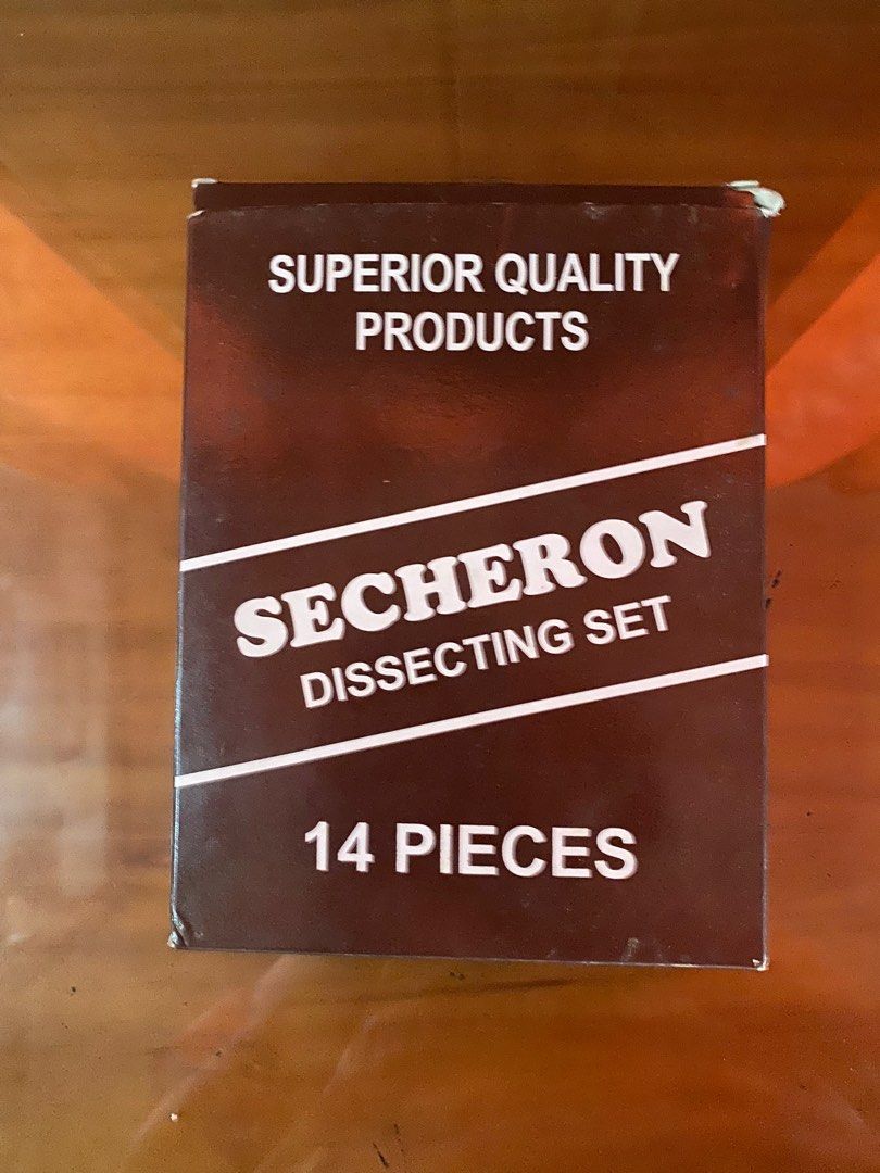 SECHERON DISSECTING SET (14 PIECES), Health & Nutrition, Medical ...