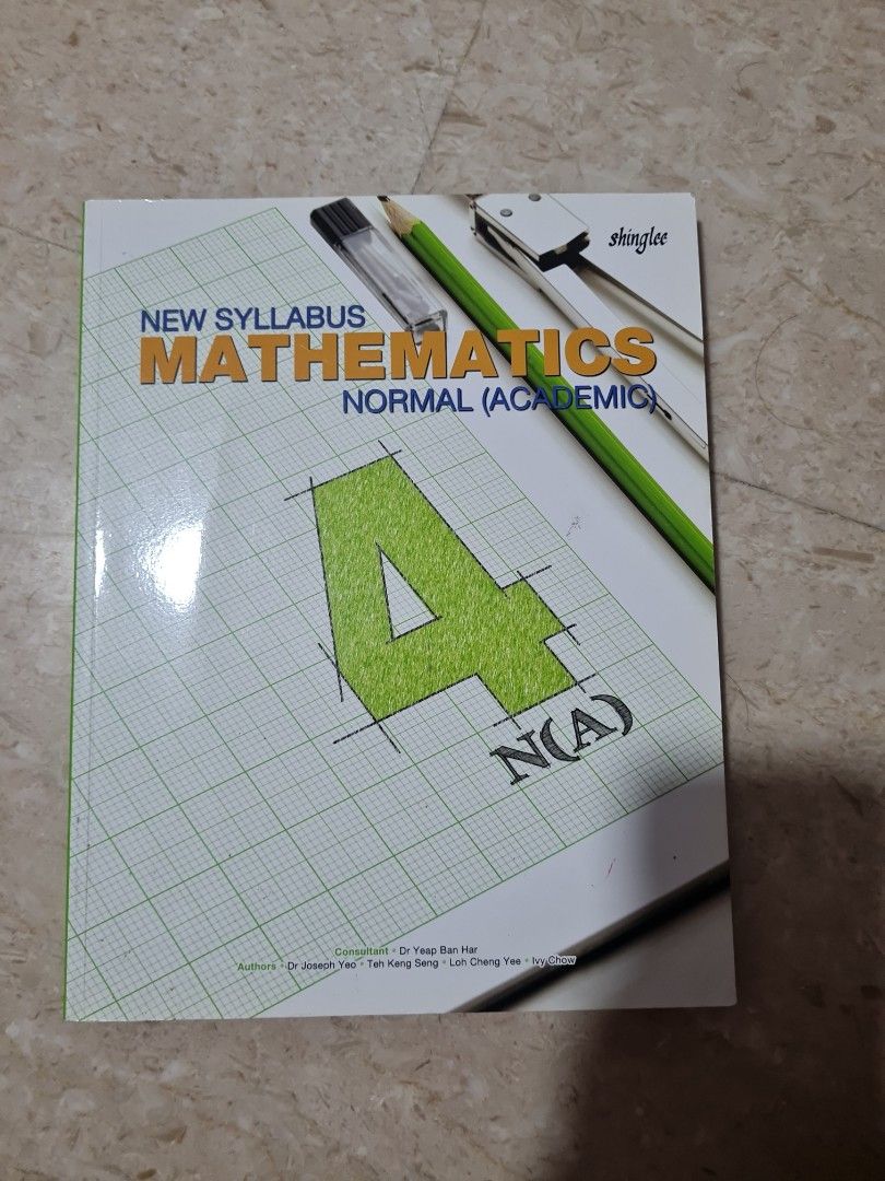 Secondary 4 NA Mathematics textbook, Hobbies & Toys, Books & Magazines ...