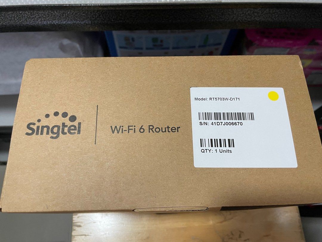 Selling BNIB Askey RT5703W - Singtel WiFi 6 Router, Computers & Tech ...