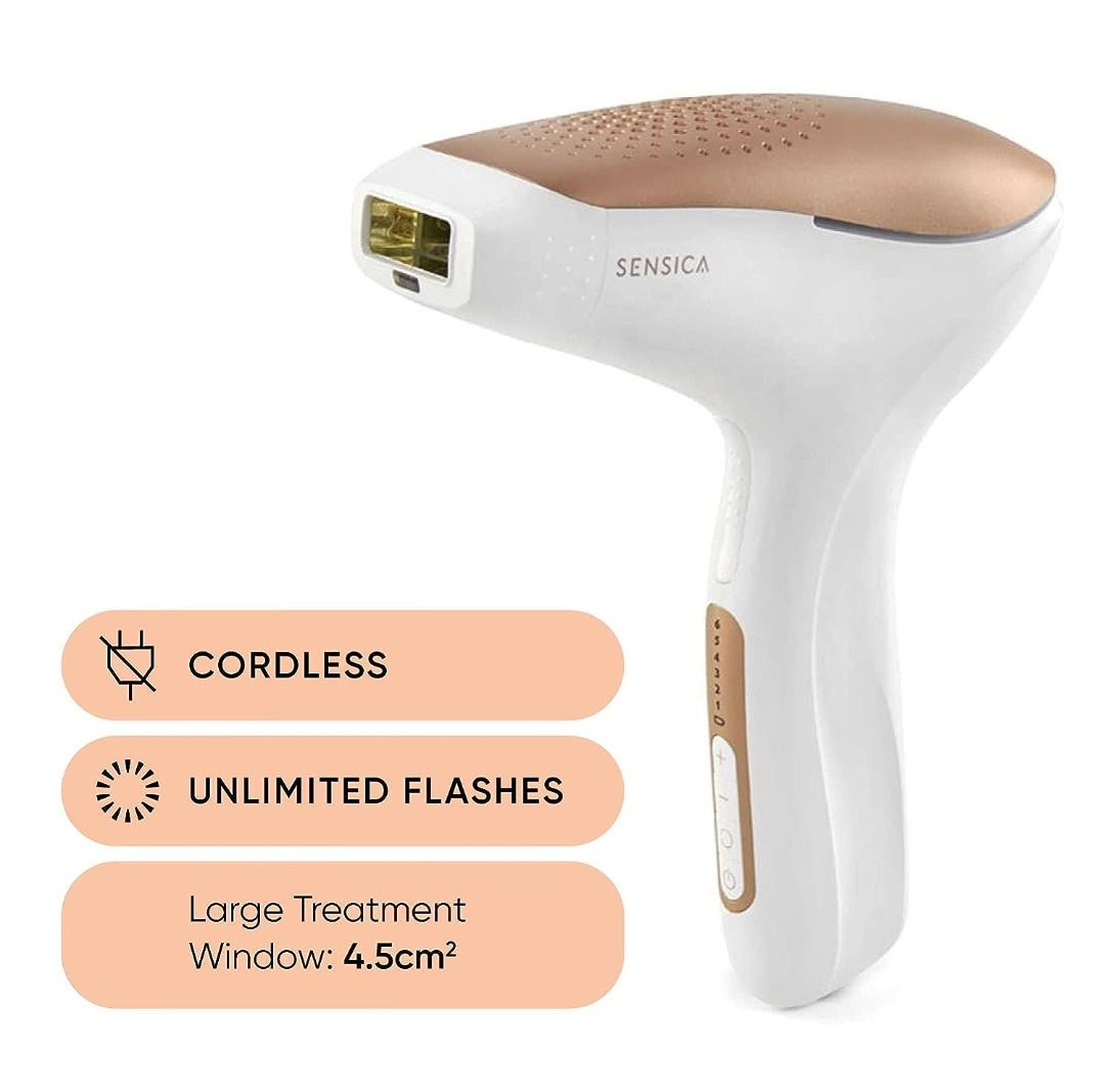 Sensica Pro Permanent Cordless Hair Removal Device Unlimited Flashed ...