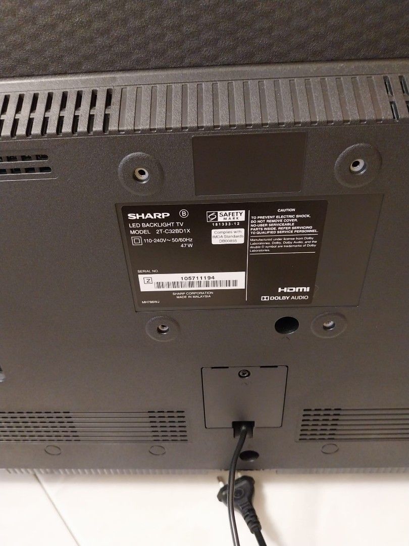 sharp TV 32 inch, TV & Home Appliances, TV & Entertainment, TV on Carousell