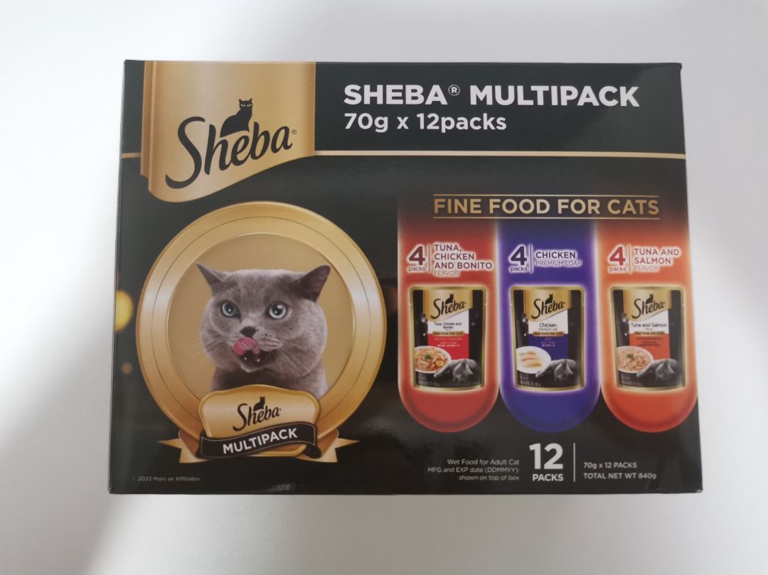 Sheba Cat Wet Food 70g x 24 Packs. 5 flavors mixed till Stocks Last !!!, Pet Supplies, Pet Food ...