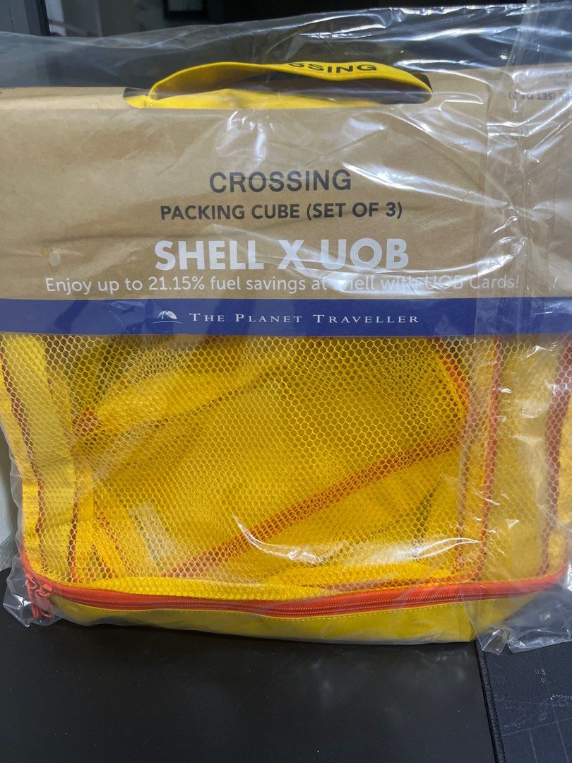 Shell uob 3 pcs travel organiser, Furniture & Home Living, Bedding ...