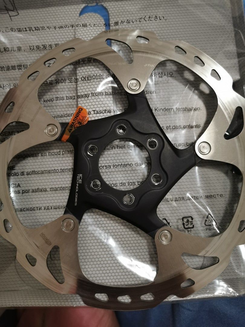 Shimano XT Saint Ice tech Rotor 180mm, Sports Equipment, Bicycles ...