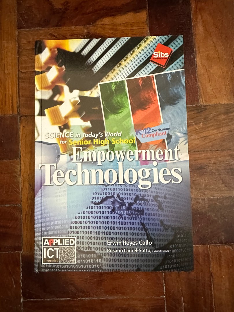SHS BOOKS: Empowerment Technologies (ICT), Hobbies & Toys, Books & Magazines, Textbooks on Carousell