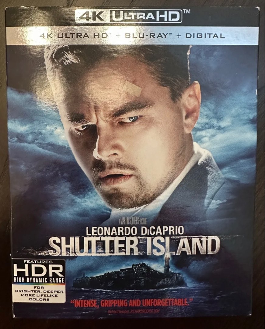 Shutter Island 4K UHD/BR with HTF/OOP slipcover, Hobbies & Toys, Music & Media, CDs & DVDs on ...