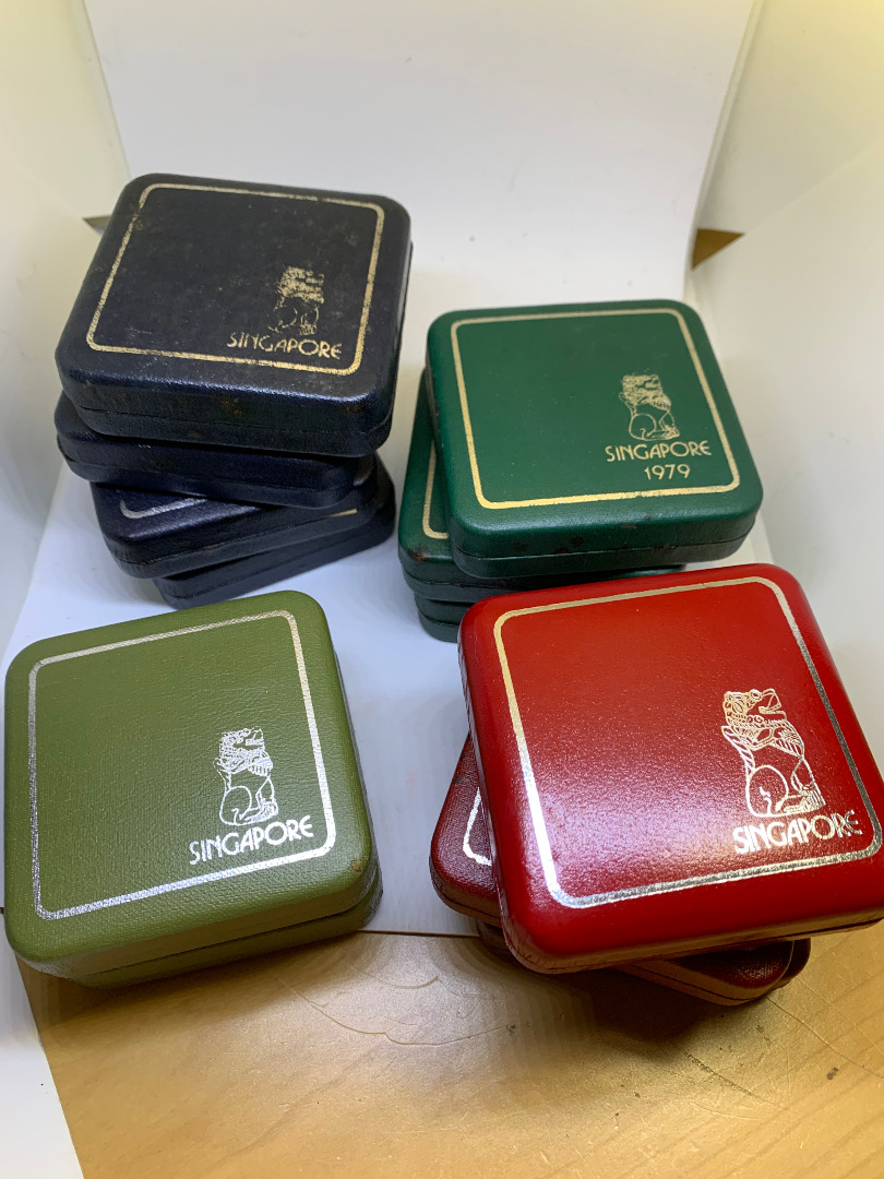 Singapore Silver Proof Coin Box Set 1976 1977 1978 1979 1980 with COA ...
