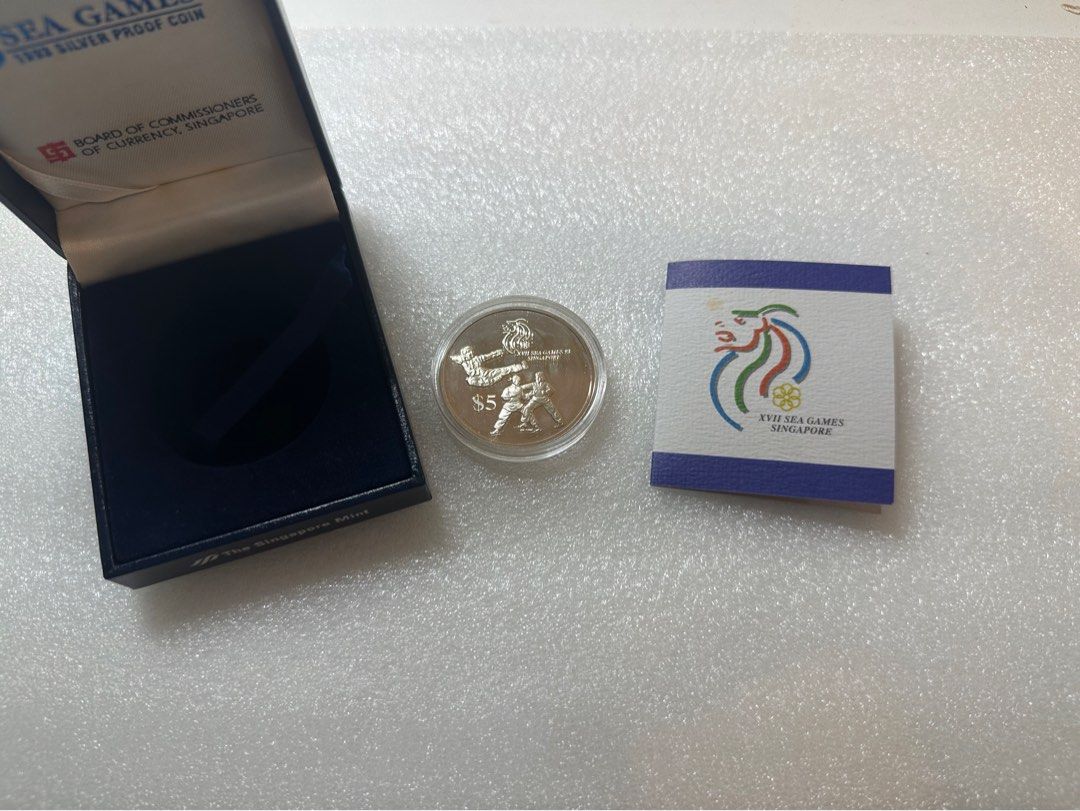 Singapore Silver Proof Coin Sea Game, Hobbies & Toys, Memorabilia ...