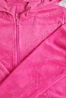 Skims hot pink velour track suit(jacket) on Carousell