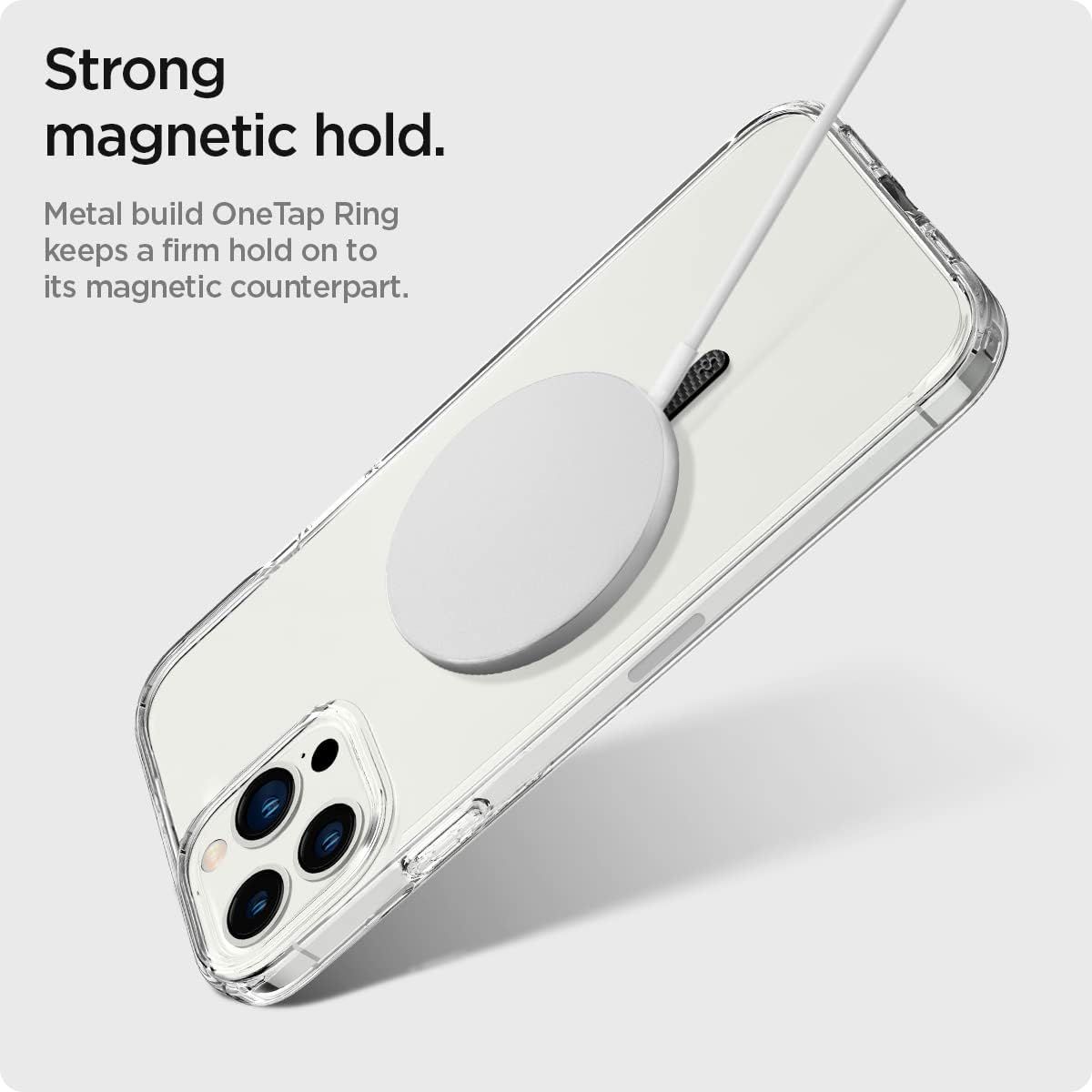 Spigen Metal Ring Plate (MagFit) Compatible with Magsafe - Carbon ...