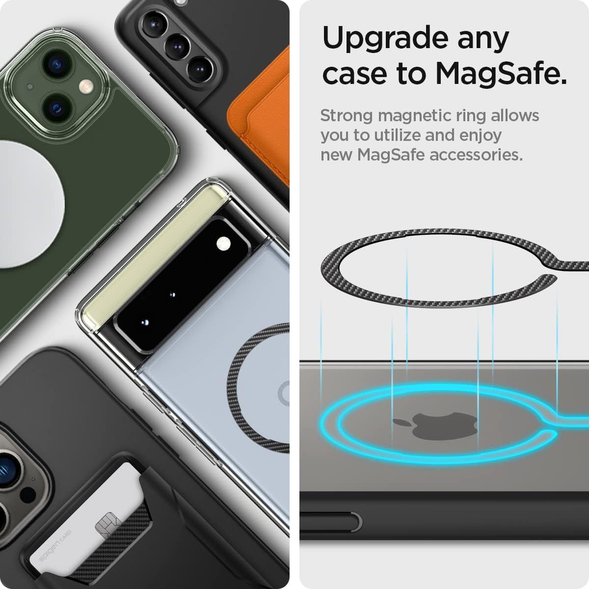 Spigen Metal Ring Plate (MagFit) Compatible with Magsafe - Carbon ...