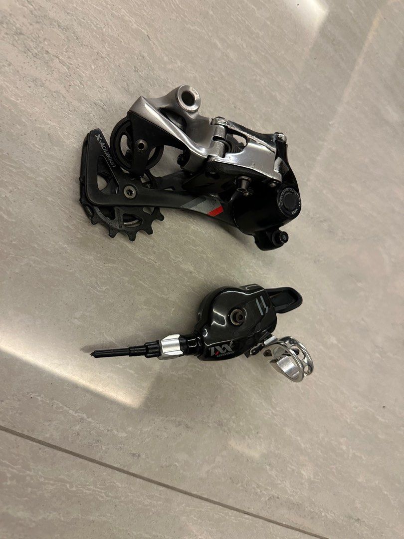 SRAM XX1 11 speed carbon RD and shifter, Sports Equipment, Bicycles ...