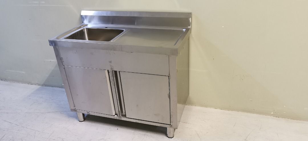 Stainless Steel POS Cabinet Cashier Cabinet Counter Table Cashier ...