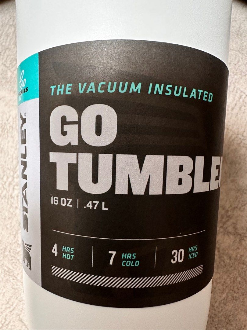 Stanley GO Series Vacuum Cup Tumbler 473ml 16oz, Furniture & Home Living, Kitchenware ...