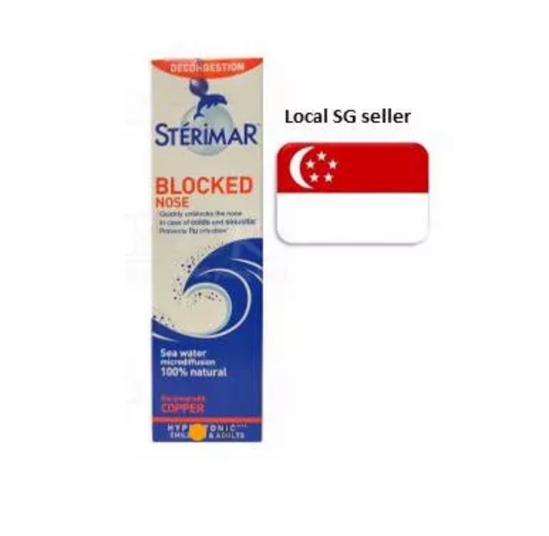 Sterimar Blocked Nose Enriched with Copper, 100ML, Expiry 07/2025 ...