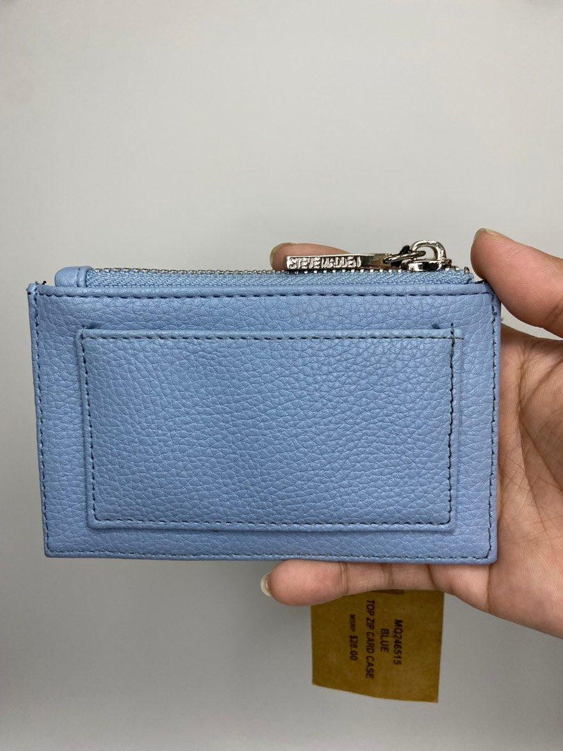 Steve Madden Card Wallet in BLUE, Women's Fashion, Bags & Wallets ...