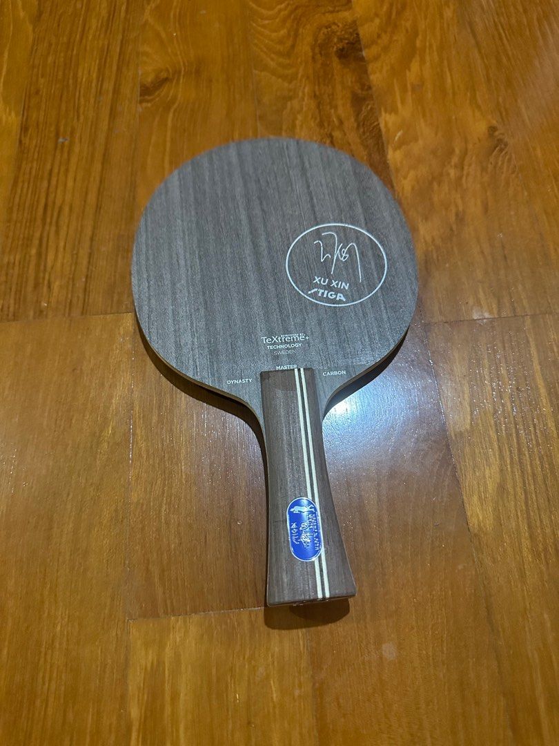 Stiga Dynasty Carbon Xu Xin Version Blue [Table Tennis Blade], Sports ...