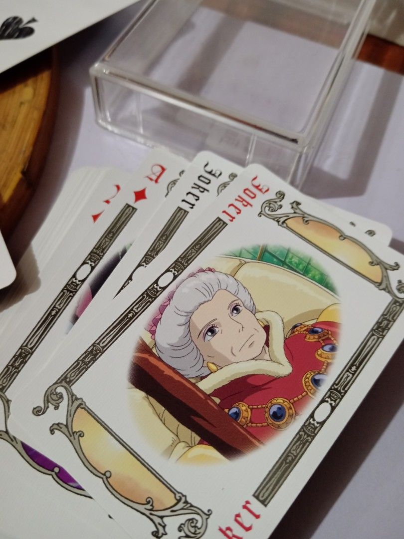 Studio ghibli Howl's moving castle Playing cards collectible Japan on ...