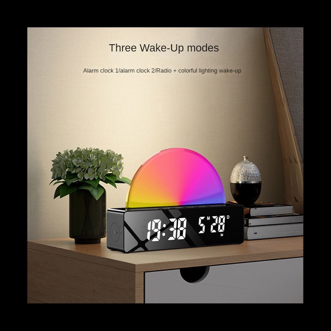 Sunrise Alarm Clock, Wake Up Light Dawn Simulator, Furniture & Home ...