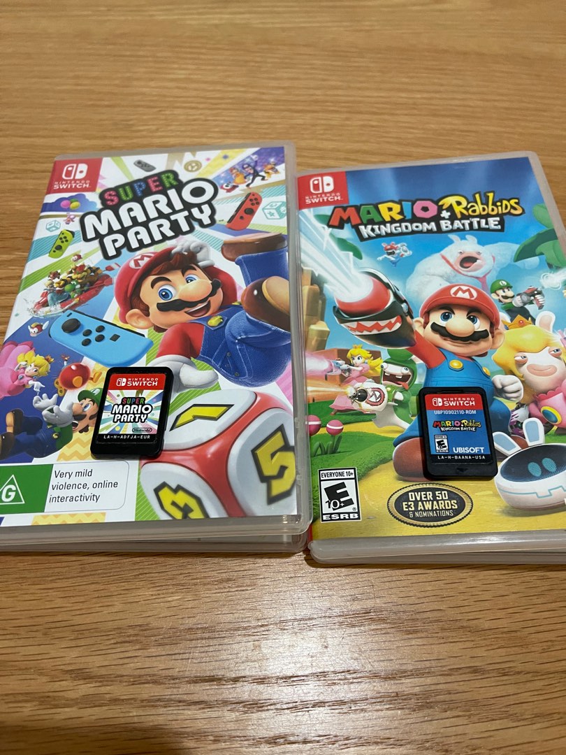 Super Mario Party + Mario/Rabbit Kingdom Battle, Video Gaming, Video ...