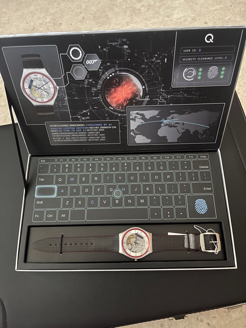 Swatch x 007 no time to die, Luxury, Watches on Carousell