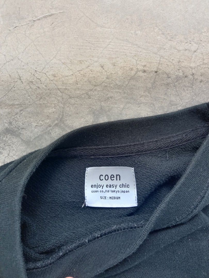 Sweashirt coen Japan brand, Women's Fashion, Tops, Other Tops on Carousell