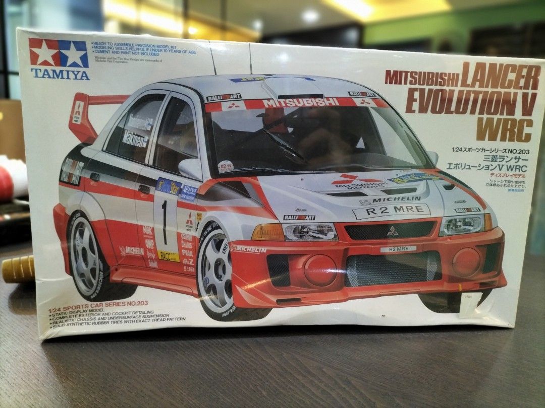 Tamiya Mitsubishi Lancer Evolution V WRC, Hobbies & Toys, Toys & Games ...