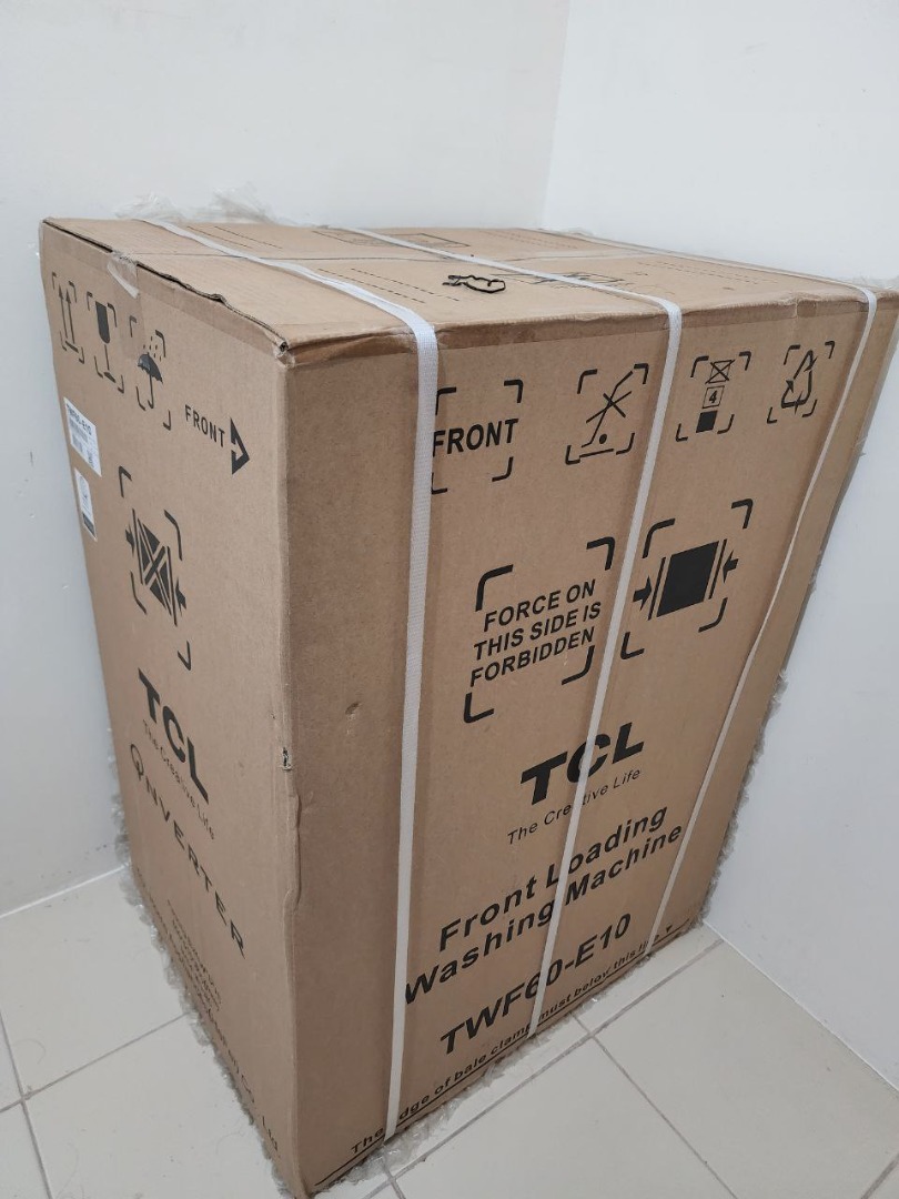 TCL 6kg Front Load Washing Machine TWF60-E10, TV & Home Appliances, Washing Machines and Dryers ...