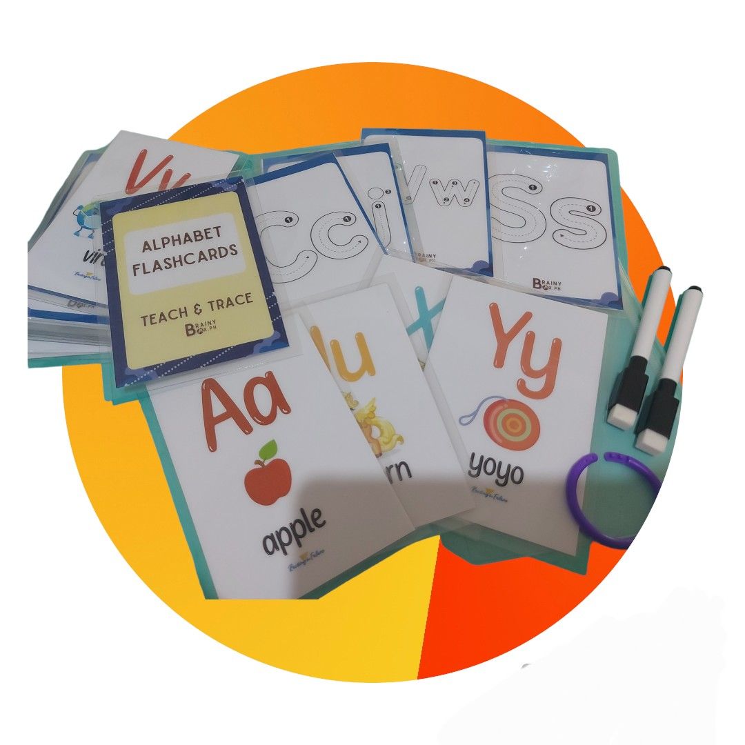 Teach&Trace Flash card: Alphabet on Carousell