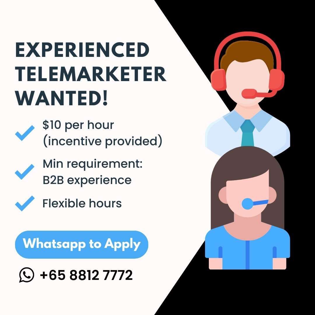 Telemarketer Required, Jobs, Internships & Others on Carousell