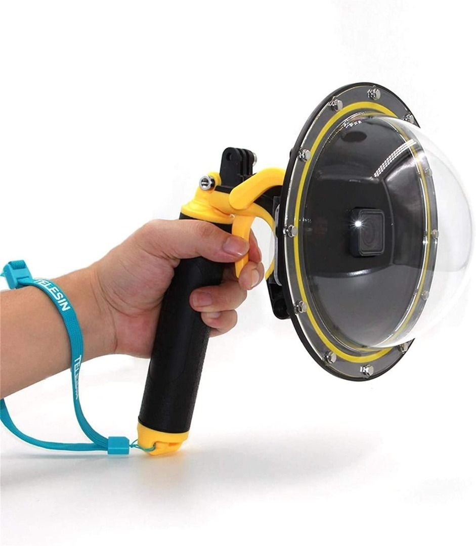 TELESIN 6 Inch Dome Port Lens for GoPro Hero 8 Black, Waterproof Case ...