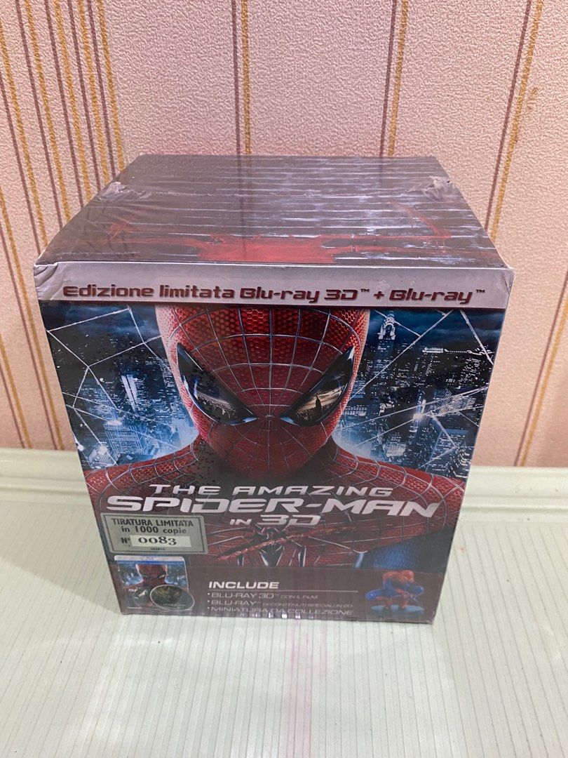 The Amazing Spiderman Blu Ray 3D Collectors Edition Gift Set, Hobbies ...