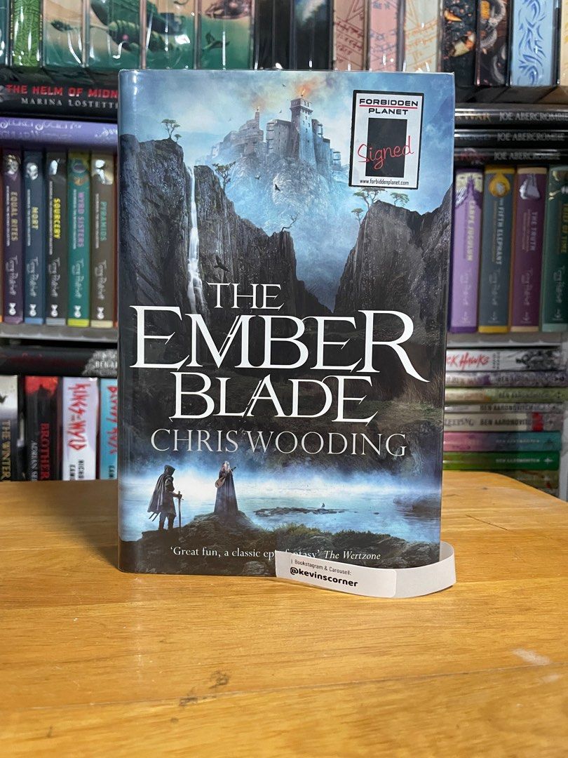 The Ember Blade - signed HB - by Chris Wooding, Hobbies & Toys, Books ...