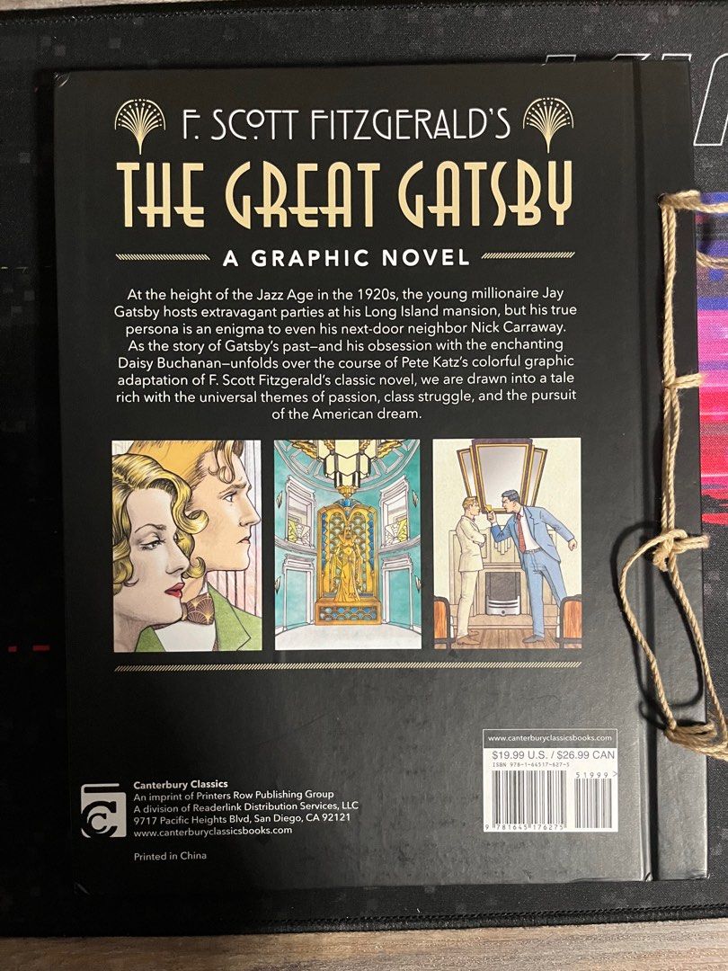 The Great Gatsby Graphic Novel Pete Katz, Hobbies & Toys, Books ...